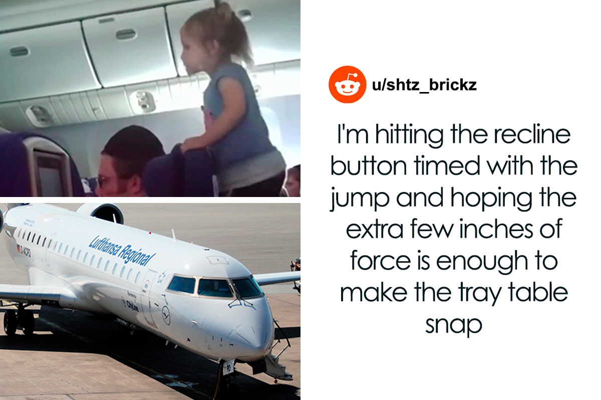 Parents Who Let Their Child Jump All Over Tray Table During An 8-Hour ...