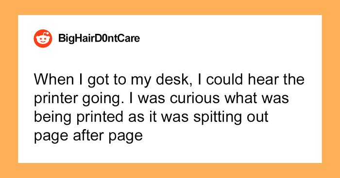 “I Have To Pay To Print Personal Stuff At Work? So Do You, Boss ...