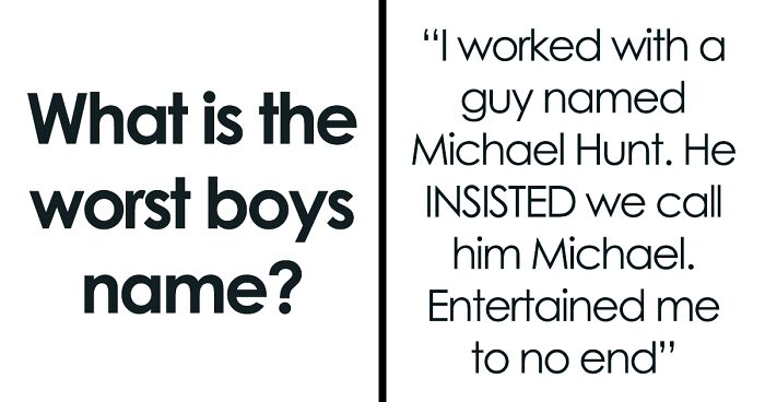 29 Worst Names For Boys That Shouldn’t Be Given As Pointed Out By ...