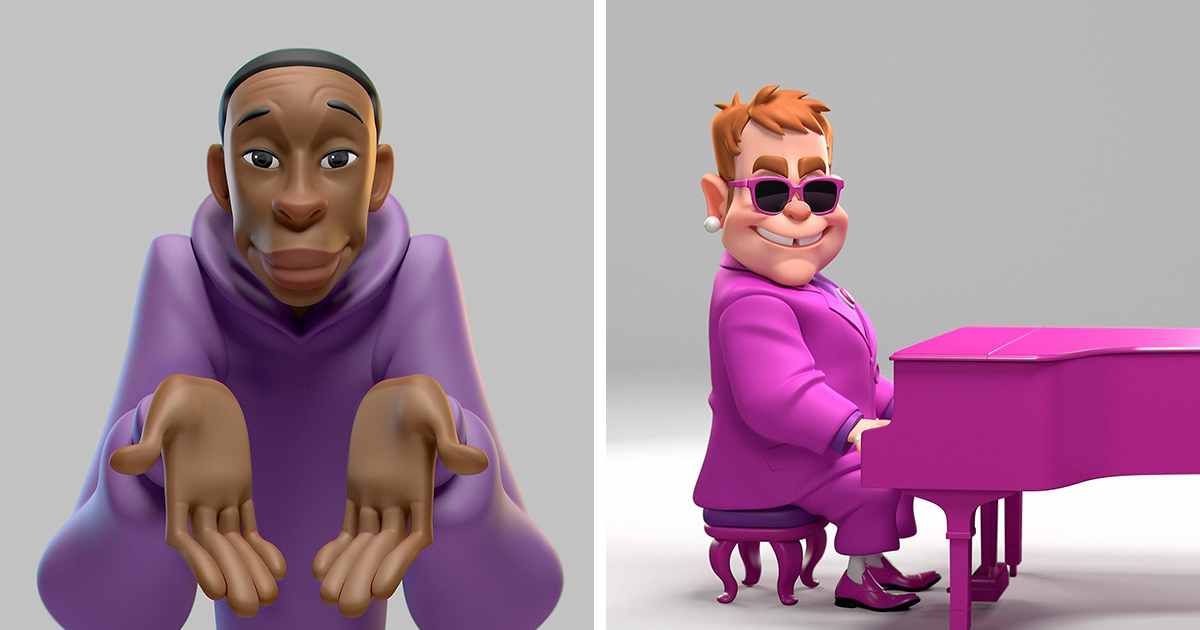 35 Pop-Culture Characters And Celebrities Recreated Into 3D Caricatures ...