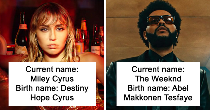 Some Well-Known Celebrities Have Real Names That Most Of Us Have No ...