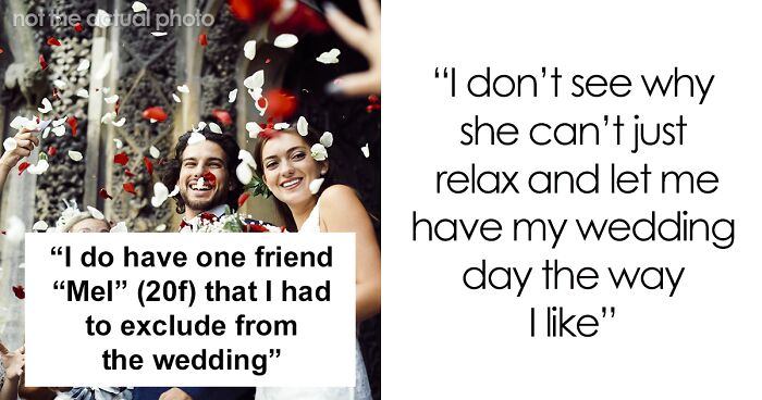 Bride Asks If She’s A Jerk To Exclude Her Friend Who’s 2 Years Younger From Her “Childfree ...