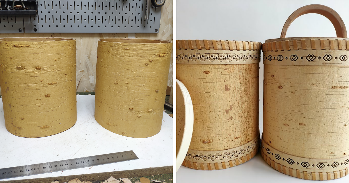 I Made Two Boxes Of Birch Bark | Bored Panda