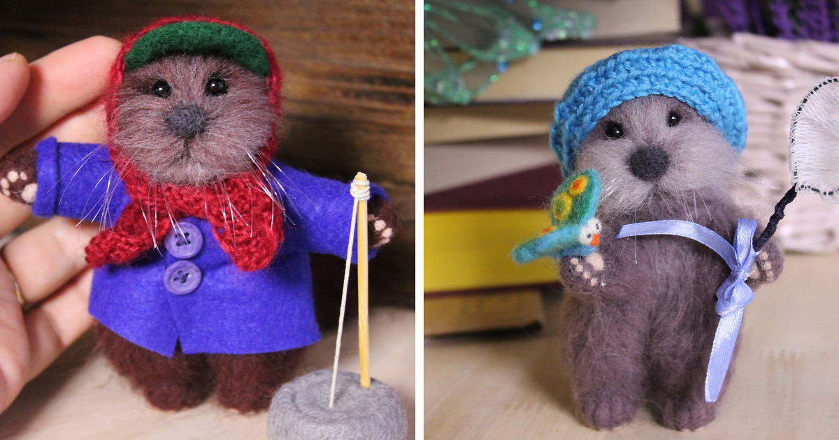 I Love Animals, Especially Otters, And That’s Why I Create Them From ...