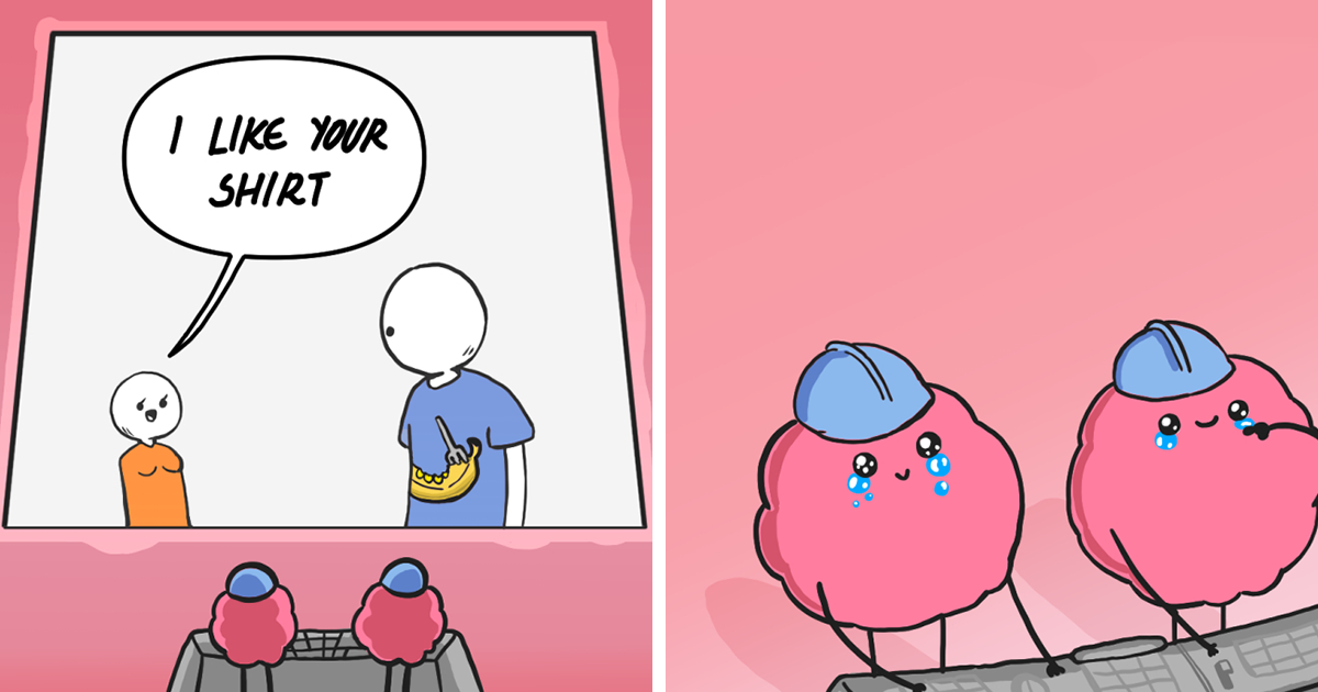 Artist Makes Comics That Are Cringeworthy But In The Best Way Possible ...