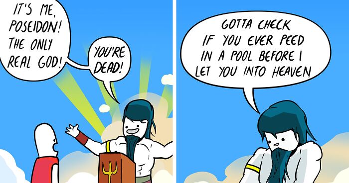 Artist Makes Comics That Are Cringeworthy But In The Best Way Possible ...