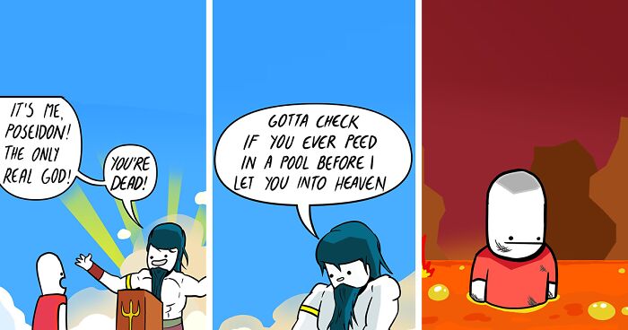 Artist Makes Comics That Are Cringeworthy But In The Best Way Possible ...