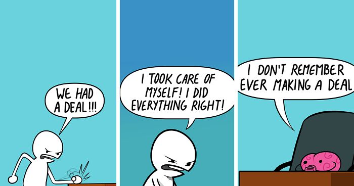 Artist Makes Comics That Are Cringeworthy But In The Best Way Possible ...