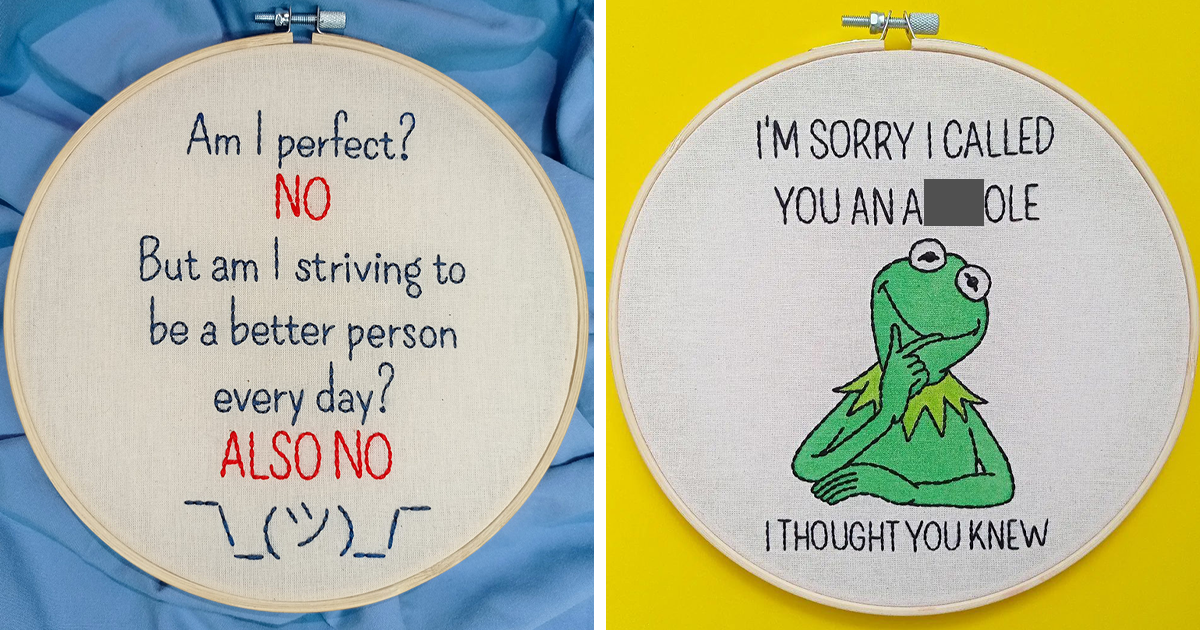 We Create Unapologetic Embroideries That Will Hopefully Brighten Up ...