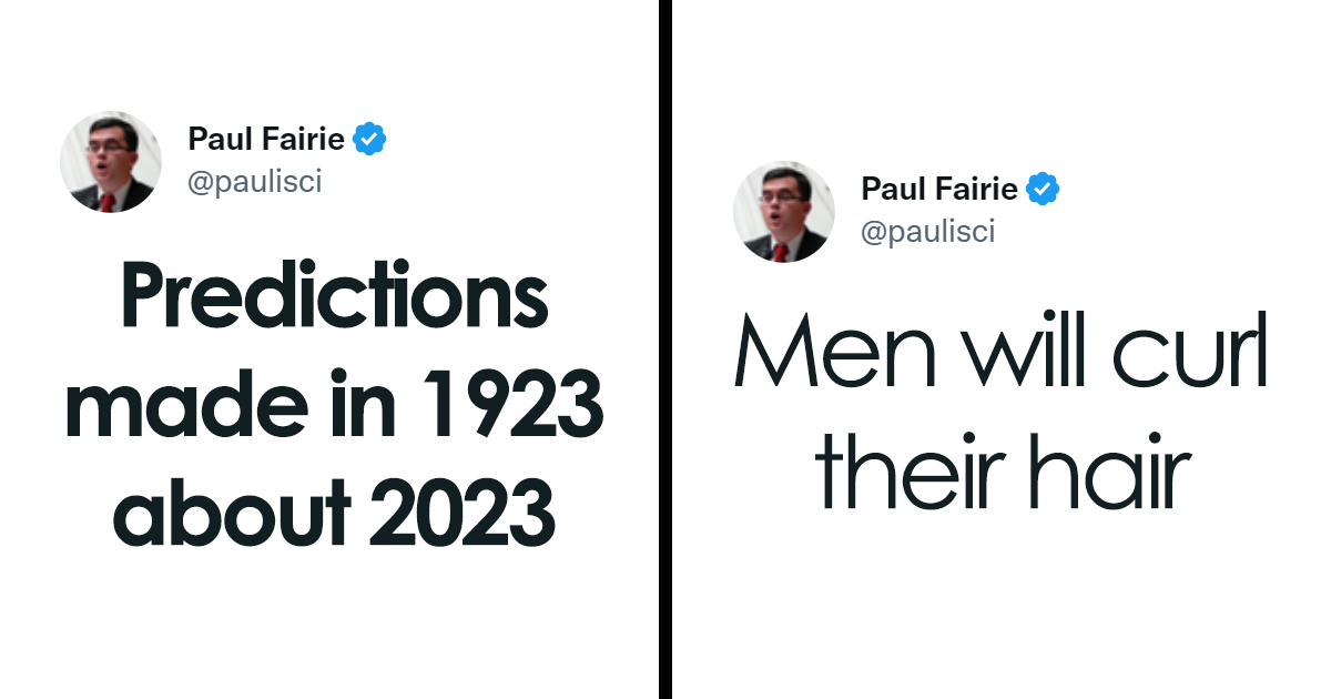 17 Predictions For 2023 People Had 100 Years Ago | Bored Panda