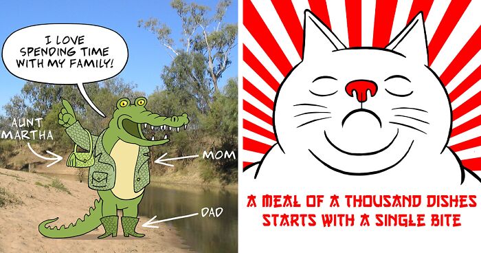 This Comics Artist Illustrates Absurd And Fun Situations That Might ...