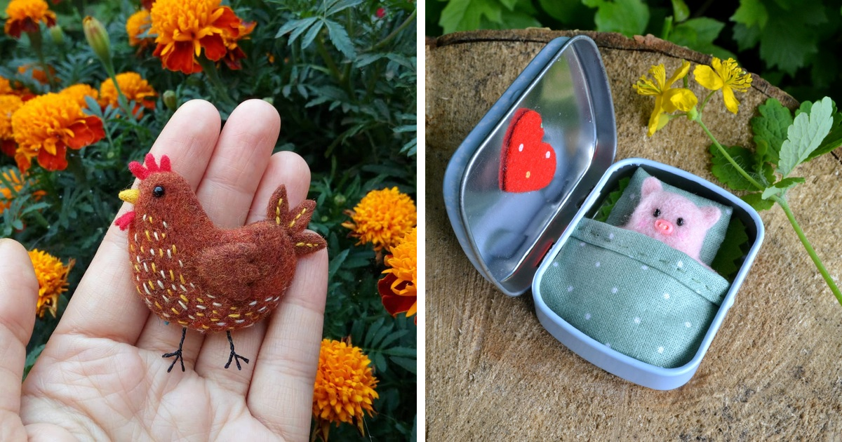 I Am A Felt Maker And I Create Bags, Brooches, Toys, Home Décor, And ...