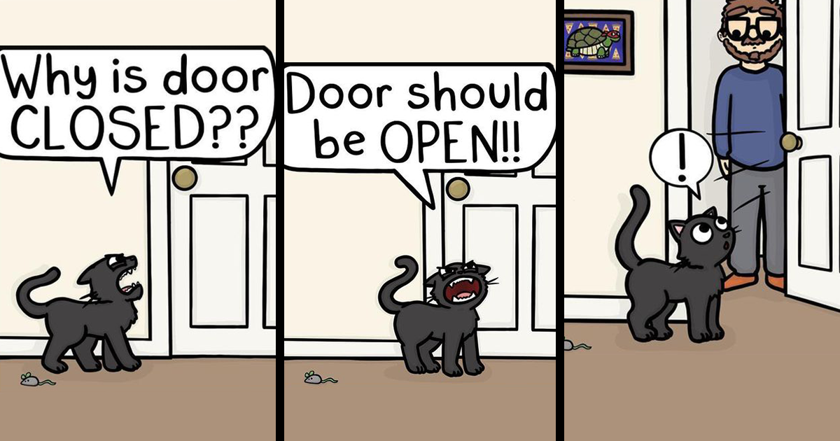 50 Funny And Cute Comics Inspired By The Artist’s Life With Her ...