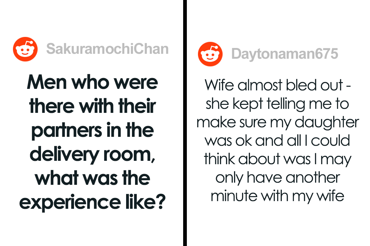 30 Dads Get Raw And Honest About Their Experience In The Delivery Room ...