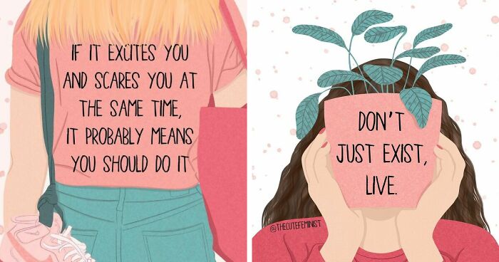 My 50 Uplifting Illustrations That Have Motivational Quotes In Them