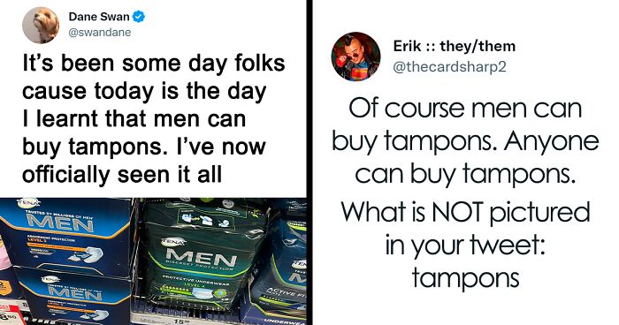 Retired Football Player Is Shocked To See ‘Tampons For Men’ At The ...
