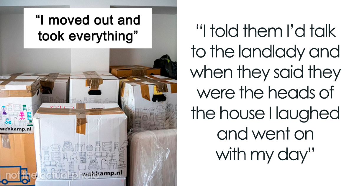 Woman Takes Everything She Owns From The House When Moving Out To Get ...