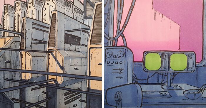 I Am Passionate About Retro-Futurism, Here Are My 30 Sketches Of The ...
