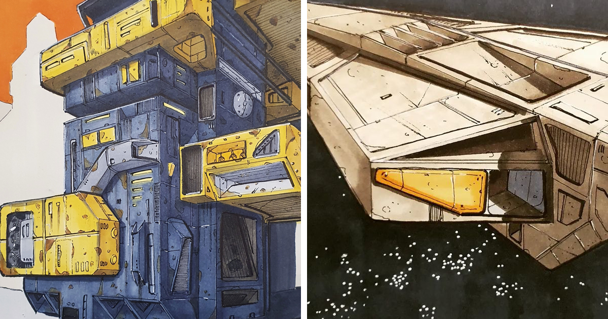 I Am Passionate About Retro-Futurism, Here Are My 30 Sketches Of The ...