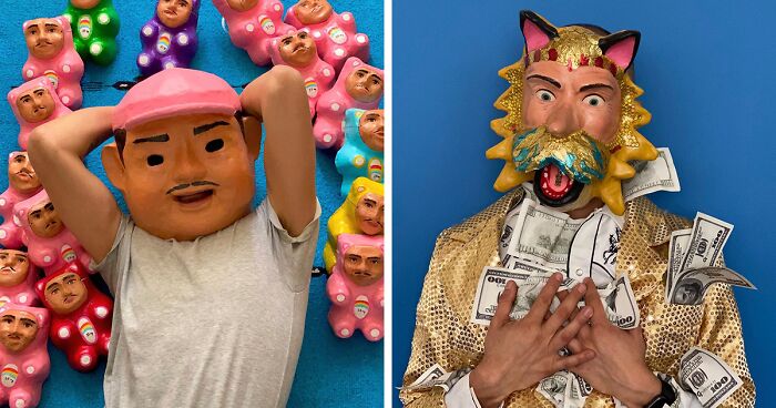 This Artist Creates Vividly Colored Masks In Exploration Of The Real ...