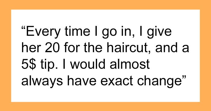 Guy Always Leaves A $5 Tip On His $20 Haircut, And His Barber Seems ...