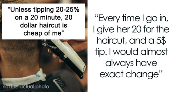 Guy Always Leaves A $5 Tip On His $20 Haircut, And His Barber Seems ...
