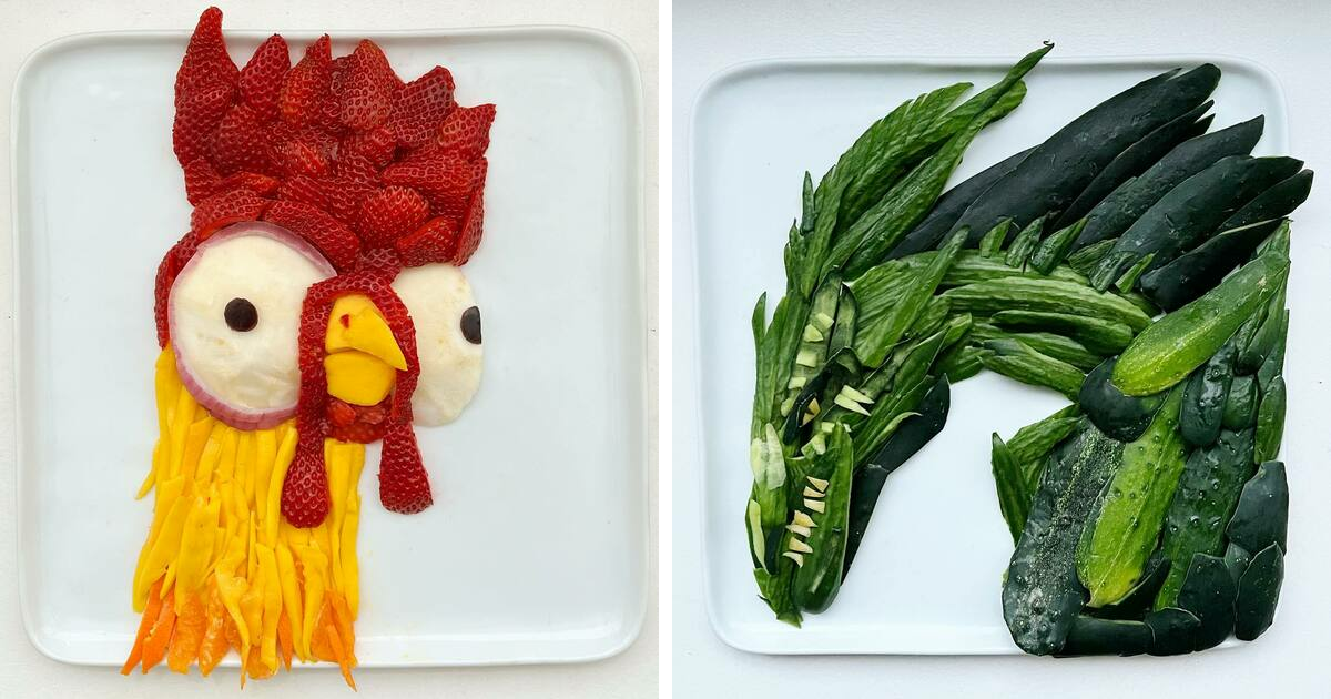Food Art Inspired By Cute Animals, Pop-Culture Characters, And Other ...