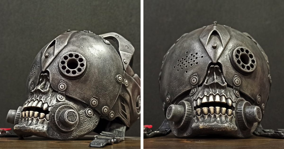 I Made A Cyborg Head Helmet | Bored Panda