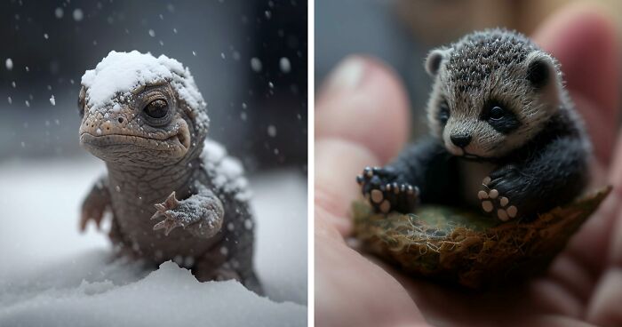 I Created Micro Baby Animals With The Help Of AI (19 Pics) | Bored Panda