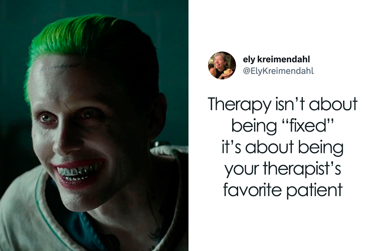 90 Funny Tweets About Therapy That Look At The Bright Side Of It ...