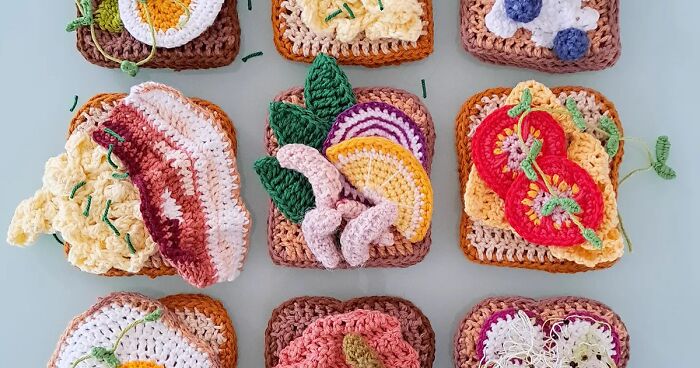45 Drool-Inducing Crocheted Food Items Made By This Finnish Artist ...