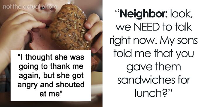 “Am I The Jerk For Not Giving My Neighbor’s Kids ‘Good Food’?”