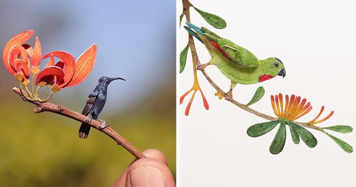 I Created A Pollinator Paper Art Collection To Remind Us Of The ...