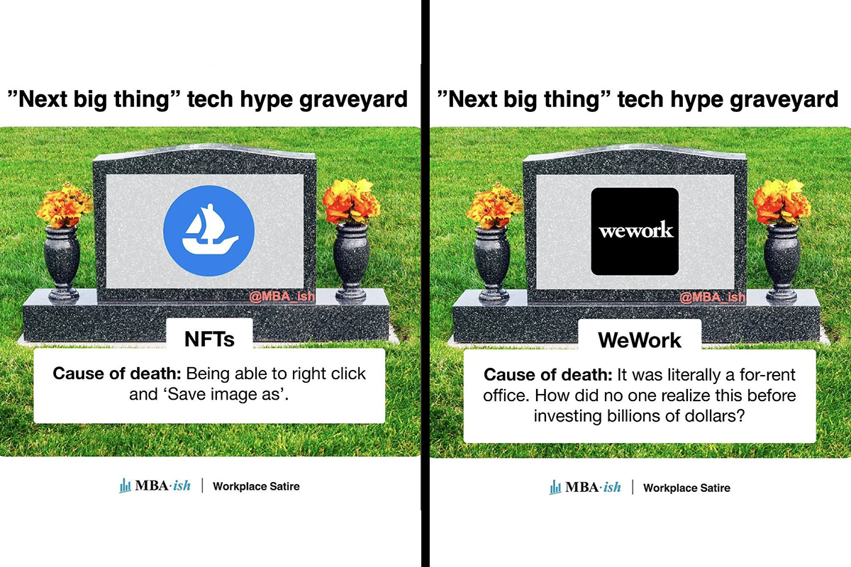 This Instagram Account Creates A “Next-Big-Thing Tech Hype Graveyard ...