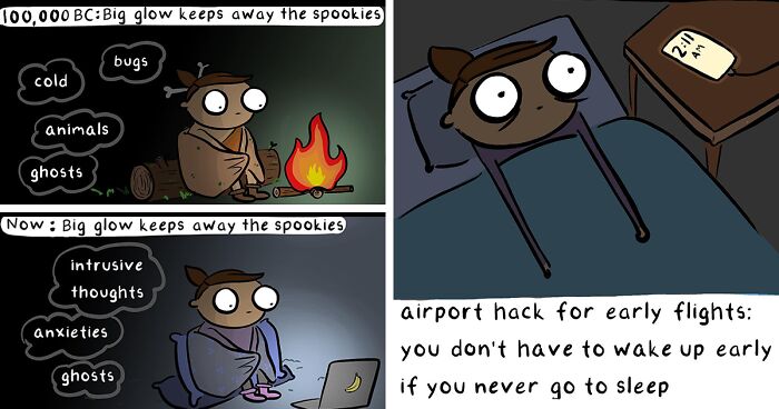 50 Silly-Spooky Comics Depicting My Love For All Things Books, Cats ...