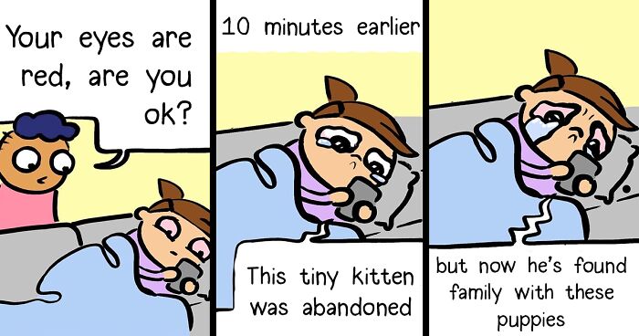 50 Silly-Spooky Comics Depicting My Love For All Things Books, Cats ...