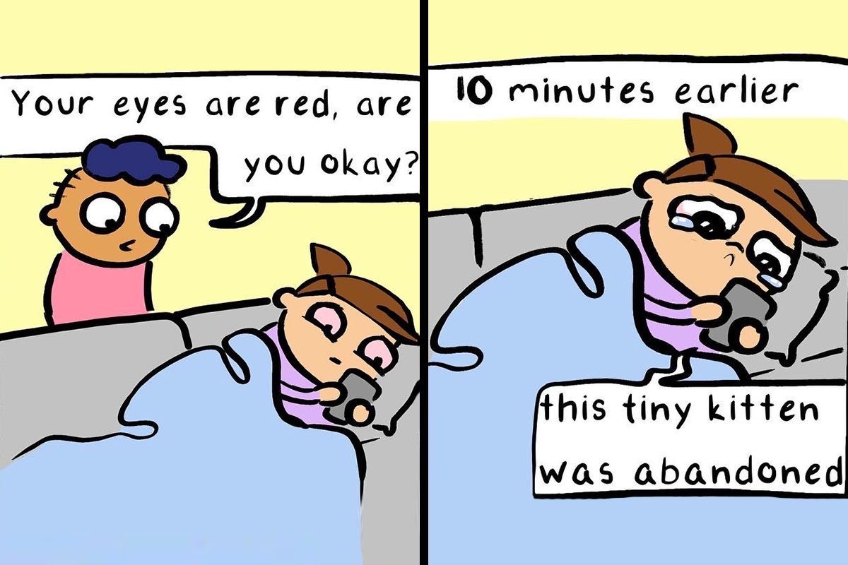 50 Silly-Spooky Comics Depicting My Love For All Things Books, Cats ...