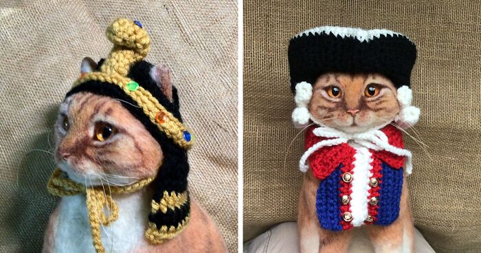 This Artist Crochets Hats And Creates Cute And Funny Pattern Tutorials ...