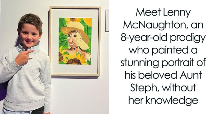 Talented 8-Year-Old’s Portrait Of His Aunt Becomes Finalist In ...