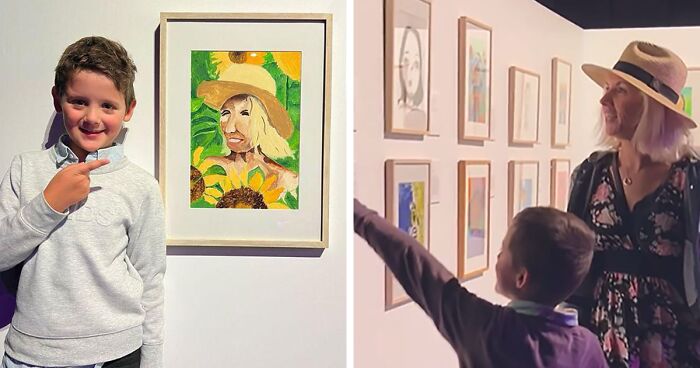 Talented 8-Year-Old’s Portrait Of His Aunt Becomes Finalist In ...