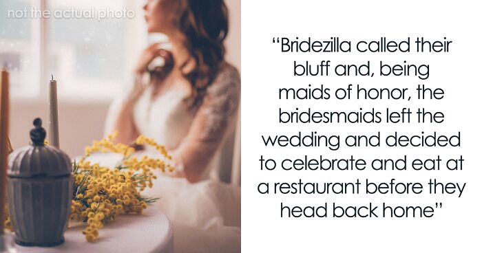 Bridezilla Has An Awkward Wedding With No Bridesmaids After They All ...