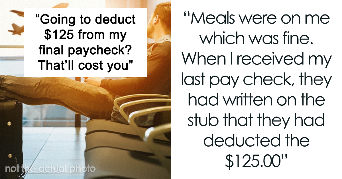 Boss Deducts $125 From Employee’s Last Paycheck, Regrets It When She ...