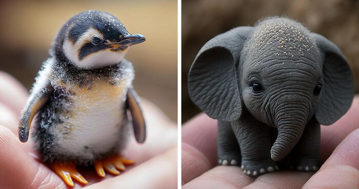 This Artist Specializes In Creating Tiny Animal Portraits, And Here’s ...