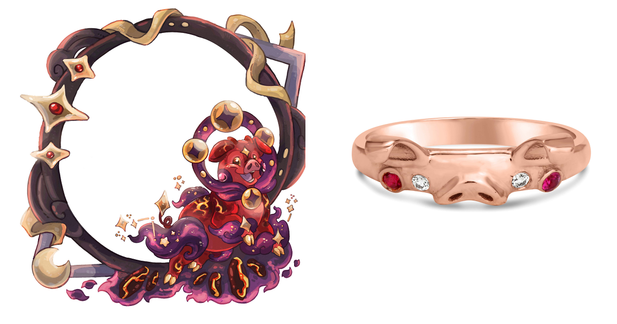 This Jewelry Brand Combines Illustration And Cute Animals To Create The ...