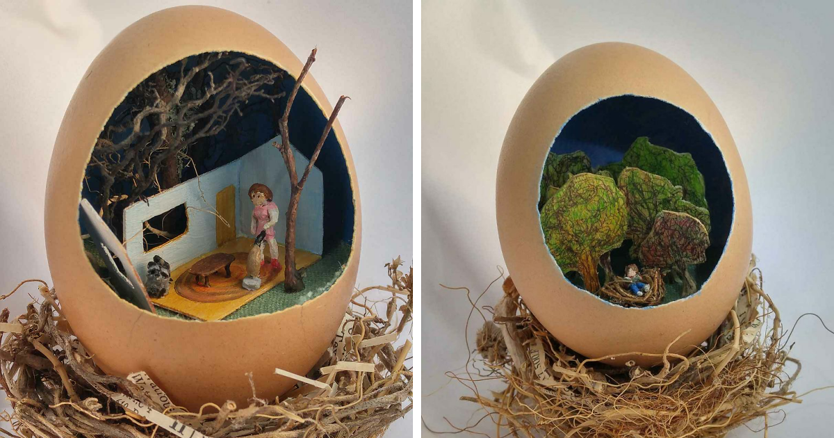 “Scenes In An Eggshell”: I Made Art From Eggshells While Living In A ...