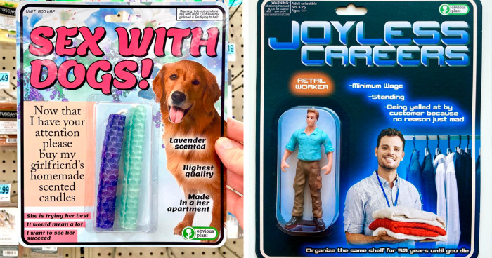 40 Hilariously Bizarre Fake Products Left In Real Stores By ‘Obvious ...