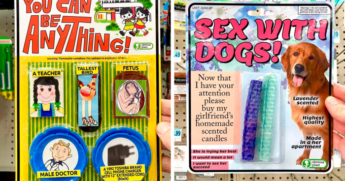 40 Hilariously Bizarre Fake Products Left In Real Stores By ‘Obvious ...