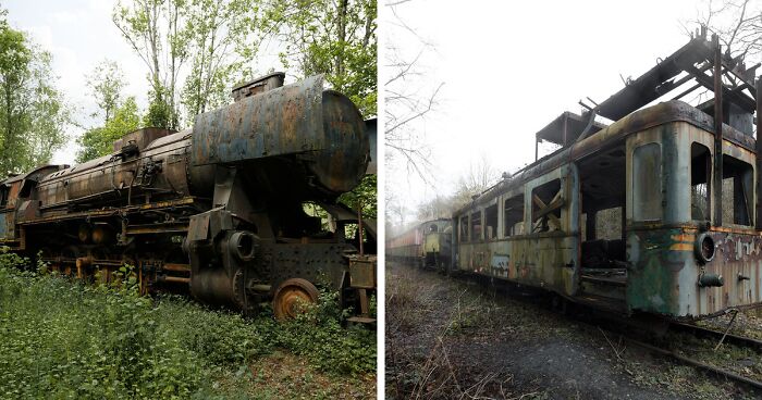 Ghostly Remains: I Took 15 Pictures Of Abandoned Trains | Bored Panda