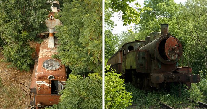 Ghostly Remains: I Took 15 Pictures Of Abandoned Trains | Bored Panda