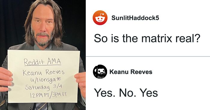People Loved This “Ask Me Anything” Session With Keanu Reeves, And Here ...
